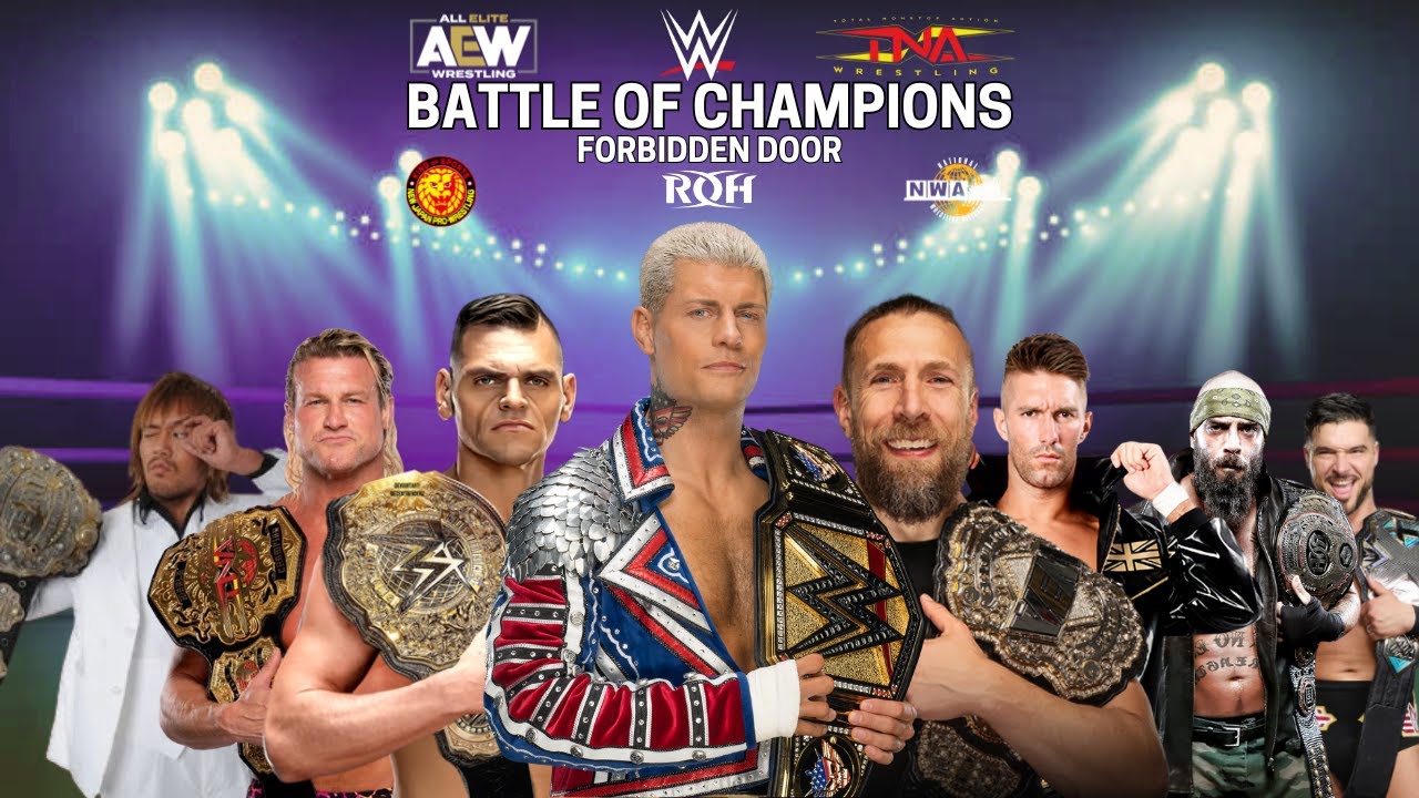 Forbidden Door | Battle of Champions | AEW x WWE x TNA x NWA x ROH x ...