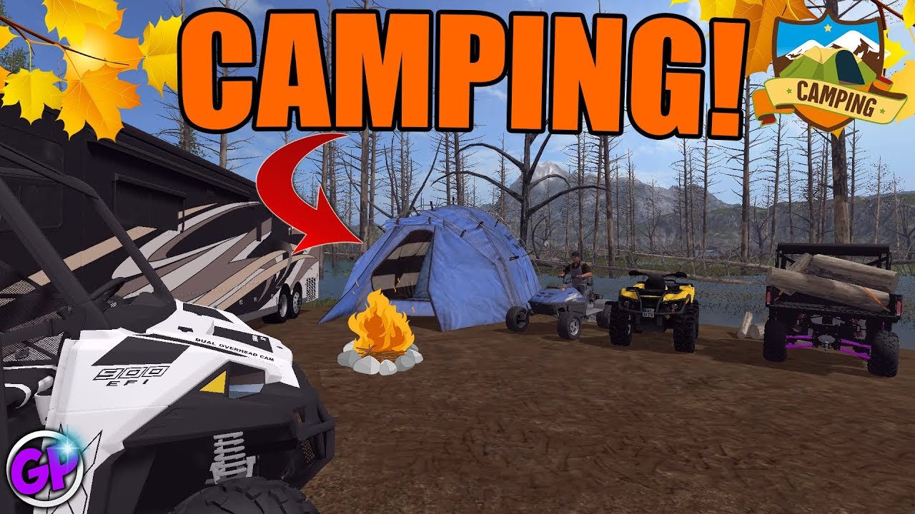 CAMPING IN THE DEEP WOODS | WITH SPENCER TV! | FARMING SIMULATOR 2017 ...