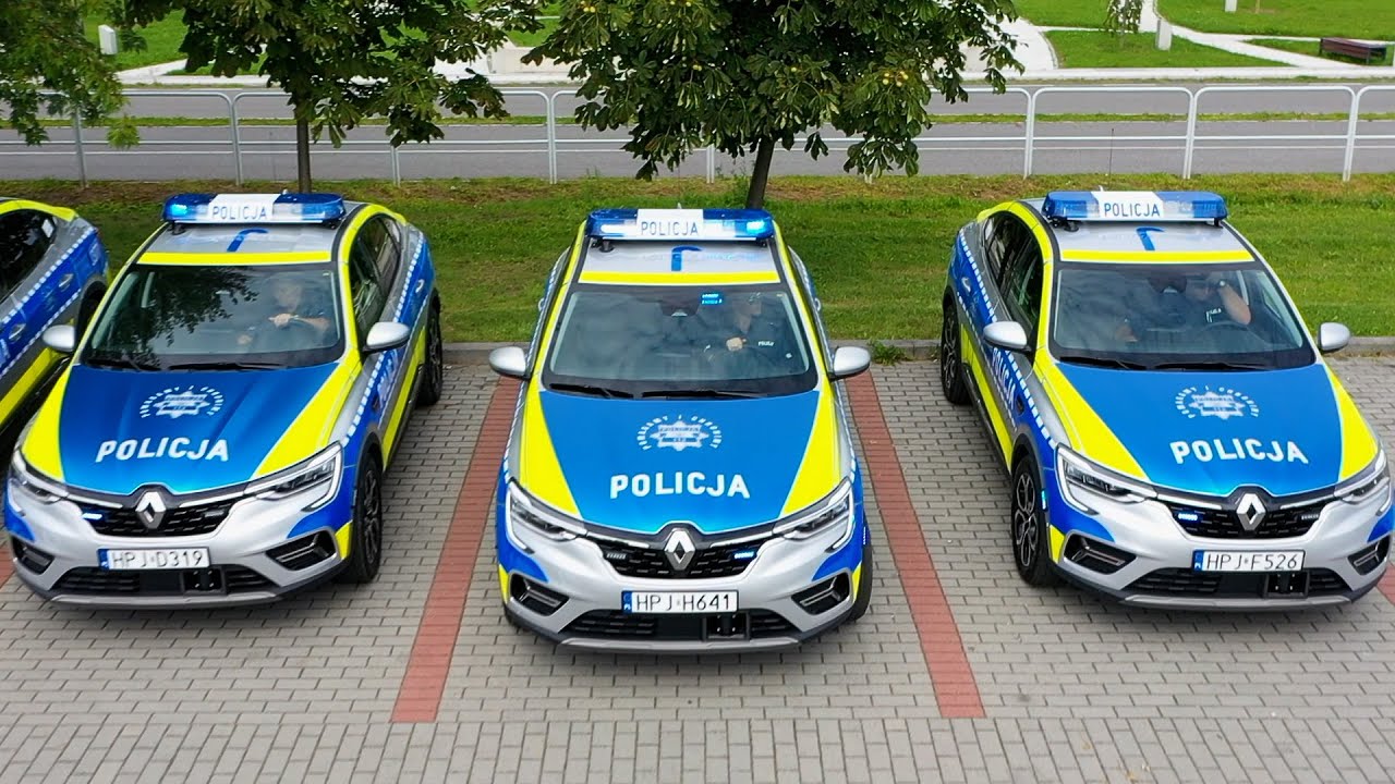 Nowe samochody dla opolskiej policji - YouTube