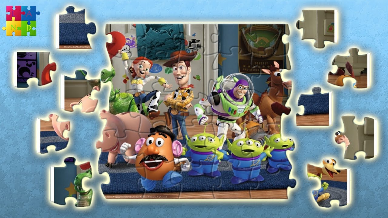 How to Solve Toy Story Jigsaw Puzzle For Kids - YouTube