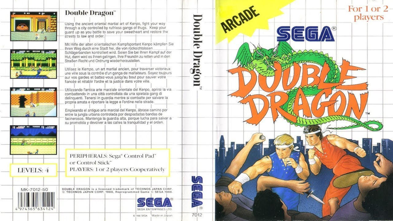 Double Dragon (Master System - Sega - 1988 - Live 2019) - YouTube