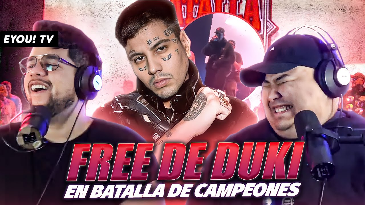 ASÍ FUE EL REGRESO DE DUKI AL FREESTYLE EN BATALLA DE CAMPEONES ...