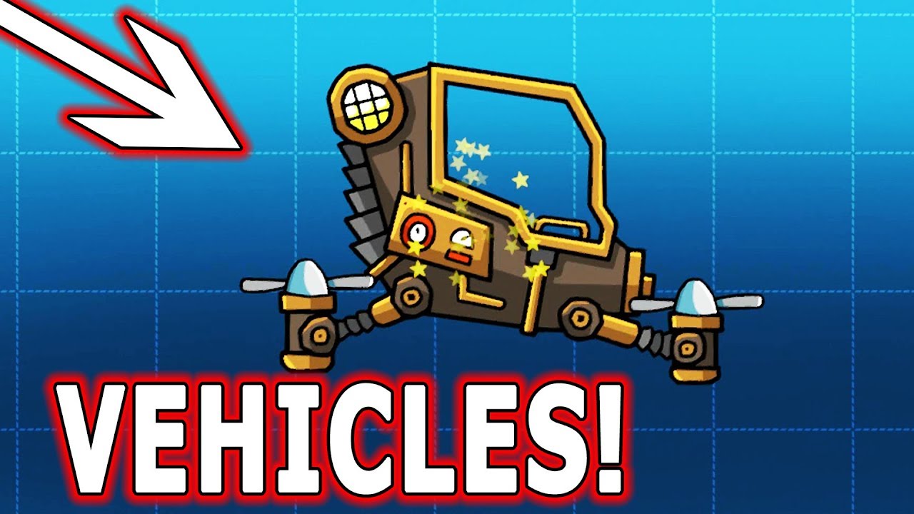 SCRIBBLENAUTS SHOWDOWN - PART 9 - ALL THE VEHICLES! - YouTube