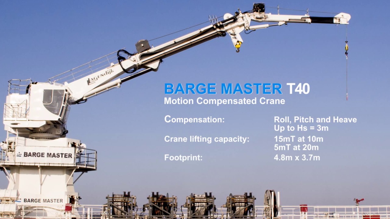 Functionality of BM-T40 Motion Compensation Crane - YouTube