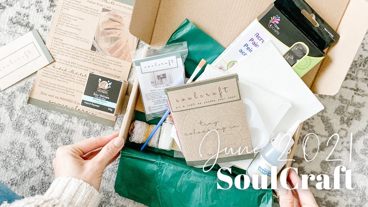 SoulCraft Unboxing June 2021: Craft Subscription Box - YouTube