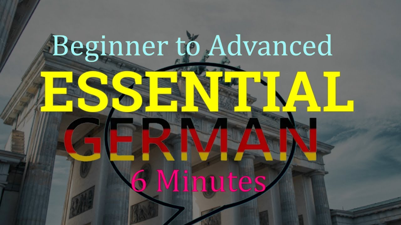 Study Essential German Words and Phrases in 6 Minutes - Learn German ...