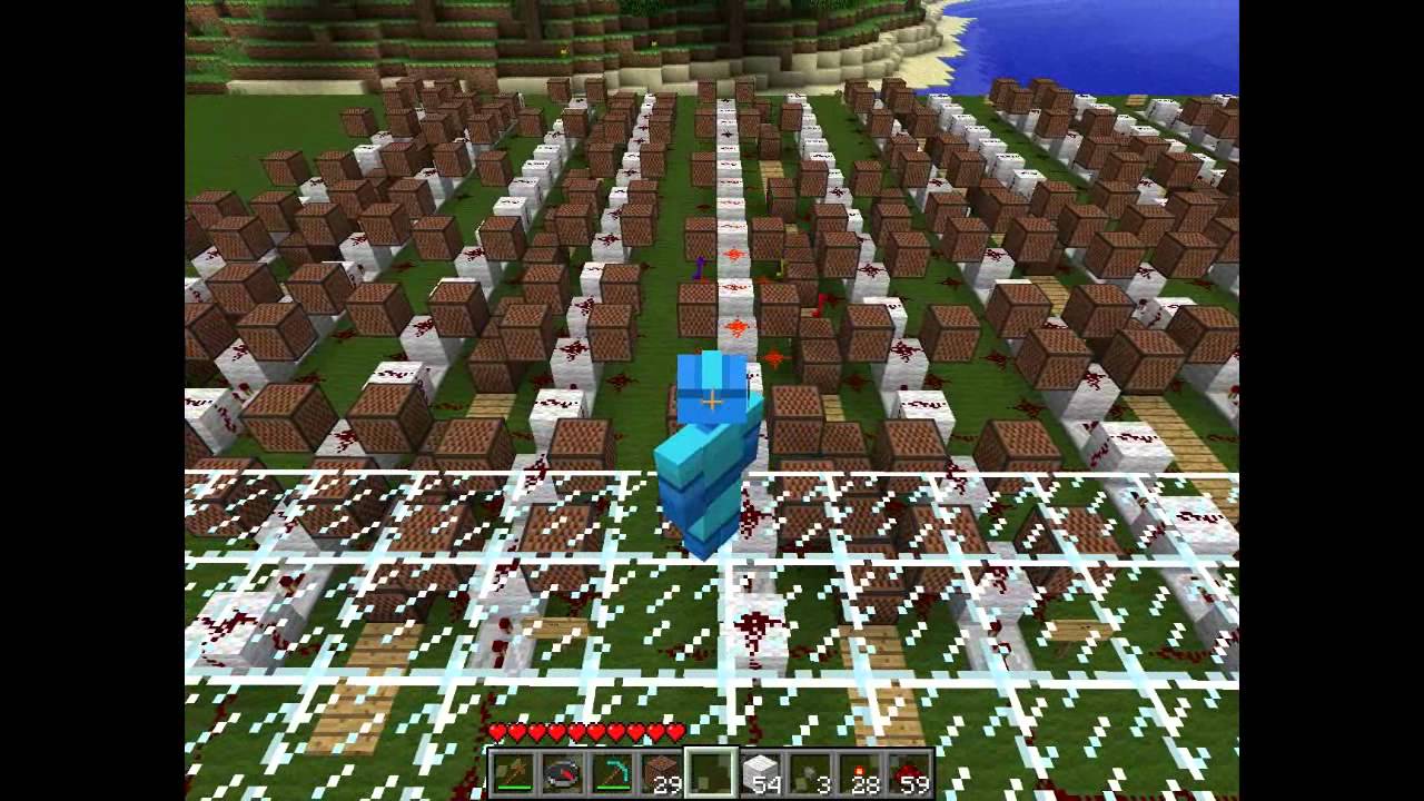 Minecraft Music 01: Super Mario Bros. Theme Song - YouTube