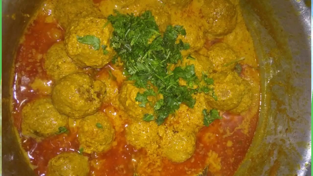 Kofta curry / meet balls / kofte gravy / how to make kofta curry / a ...