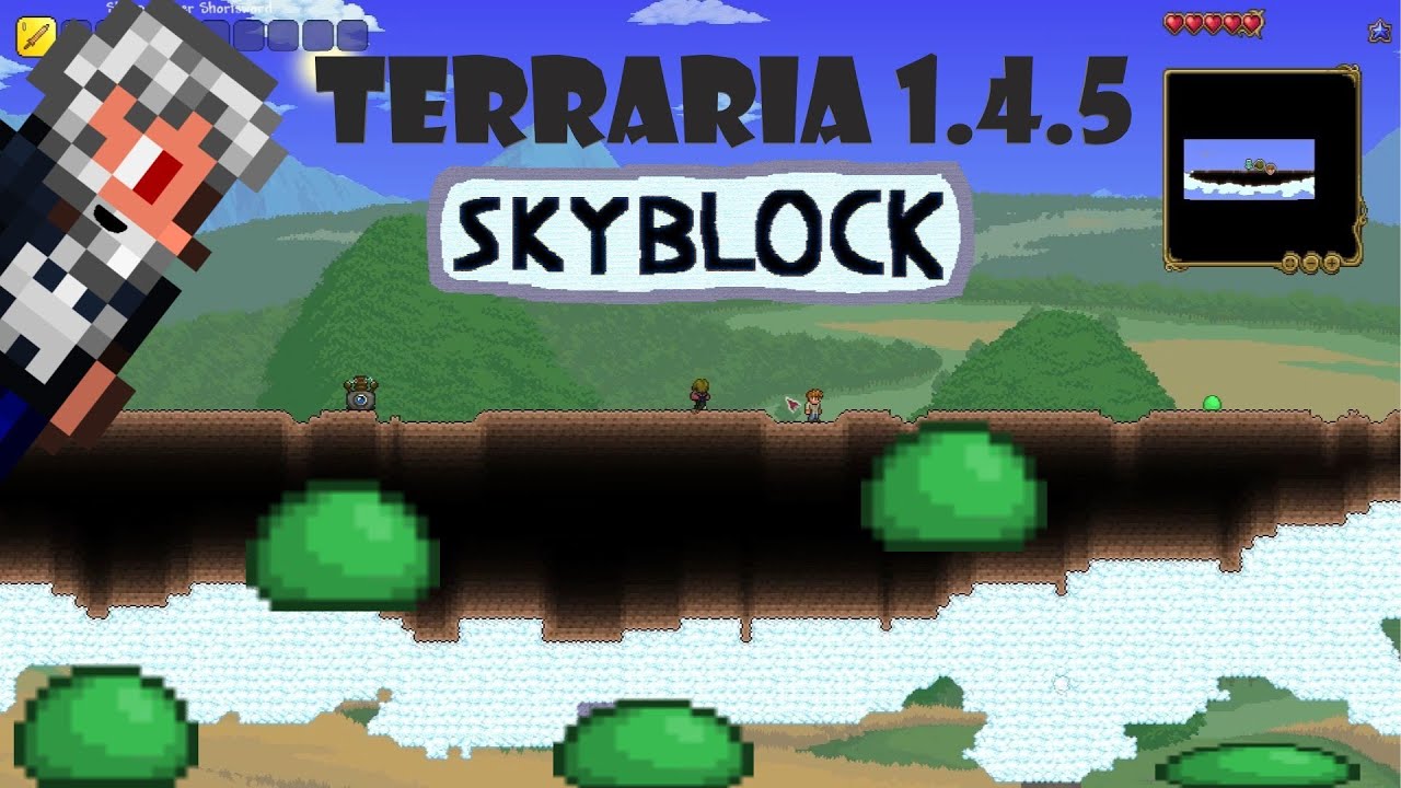 Terraria Skyblock - The slime farm - YouTube