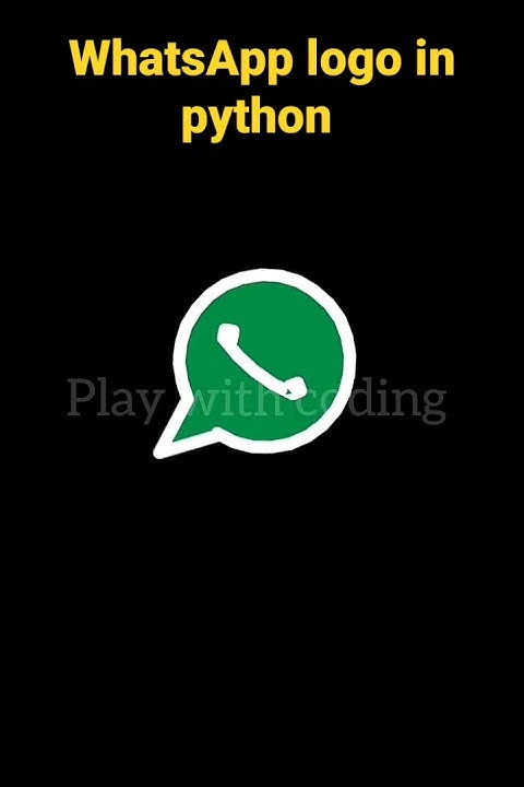 Whatsapp Logo In Python Turtle Shorts Ytshorts Pythonturtle Programming Codingstatus Youtube 