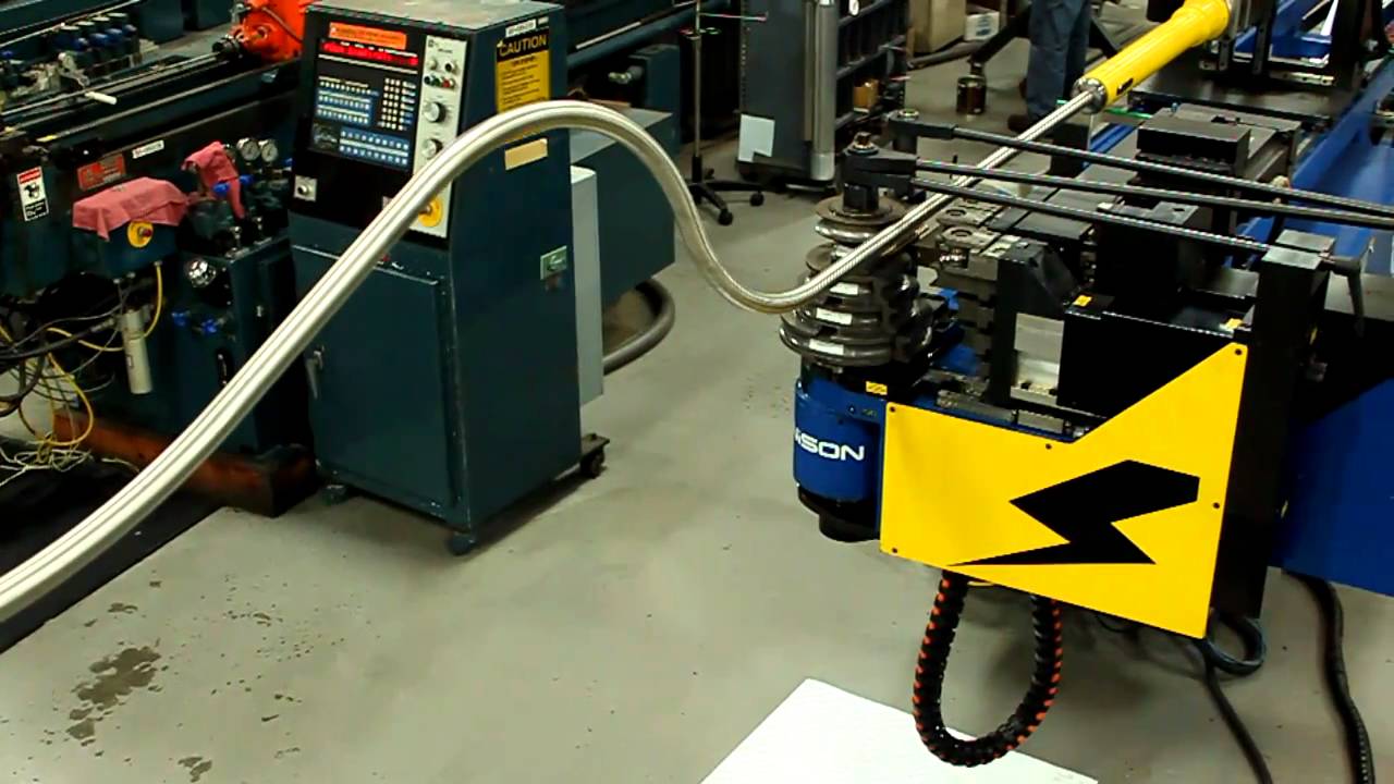 CNC Tube Bending Unison All Electric CNC stack bending with roll ...