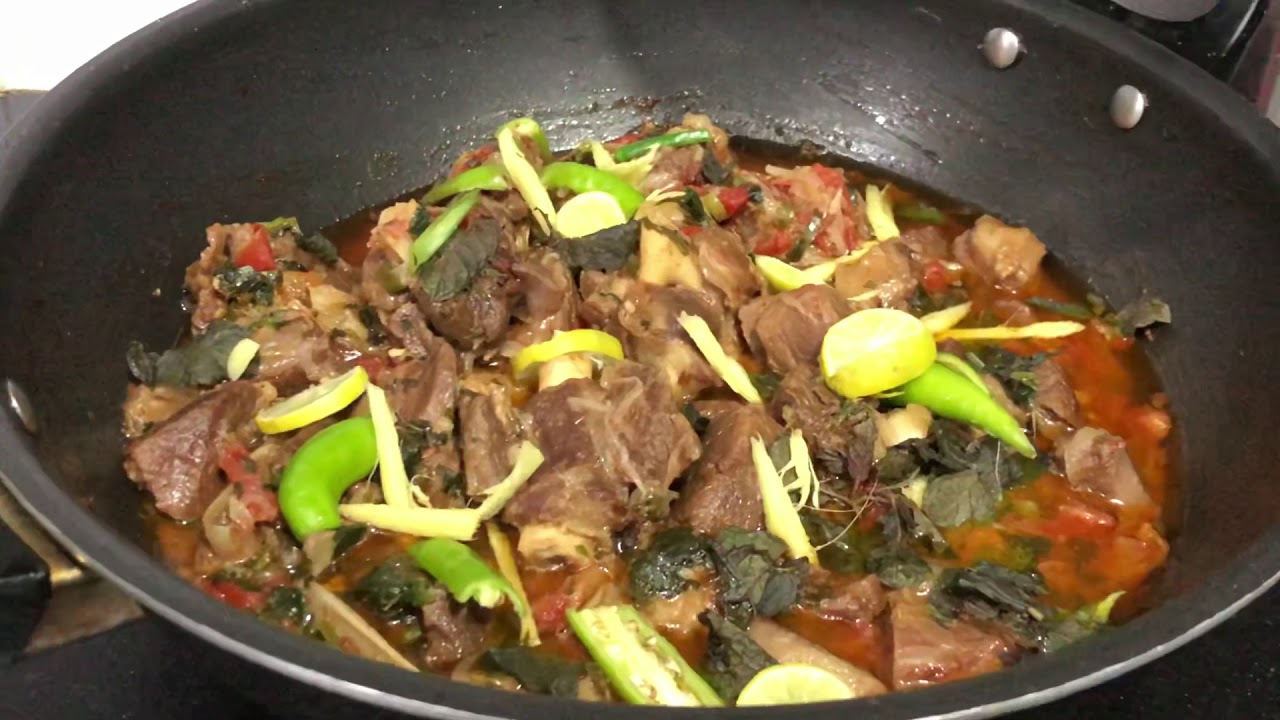 PESHAWARI DUMBA KARAHI RECIPE BY COOKING WITH HOORIYA | EASY & QUICK ...