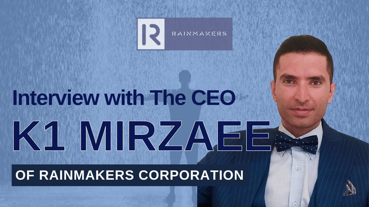 Interview with RainMakers's CEO and Founder K1 Mirzaee Part 1 - YouTube