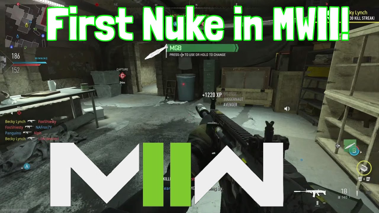My FIRST Nuke in MODERN WARFARE II - YouTube