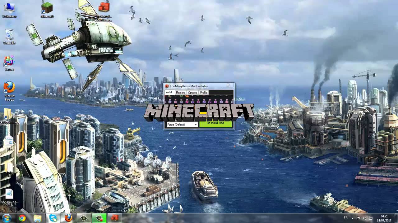 Tutoriel Minecraft: Comment installer des mods [Skydaz] [Tunisien] [HD ...