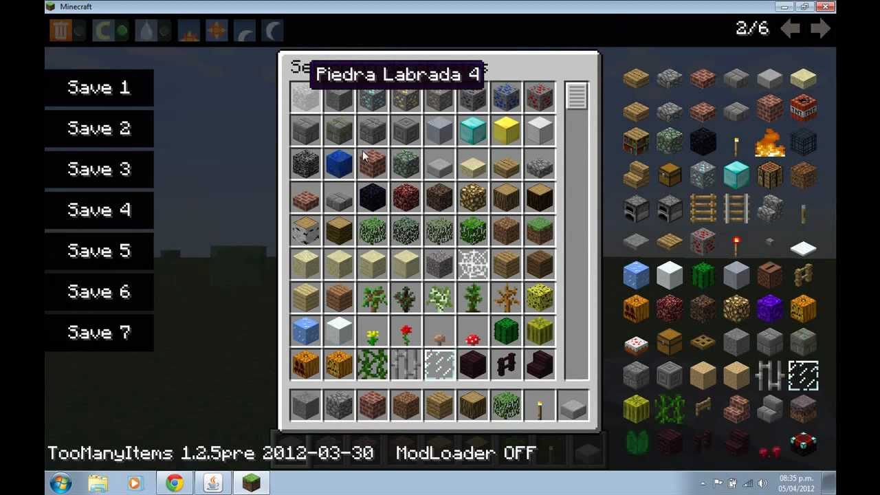 Minecraft mods Capitulo 1 Tutorial: Descargar e instalar mod too many ...