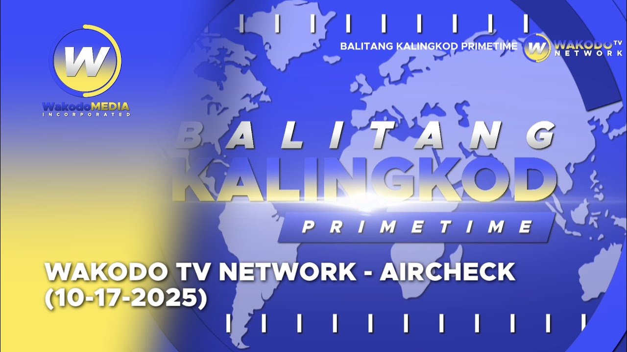 Wakodo TV Network - Aircheck (10-17-2025) - YouTube