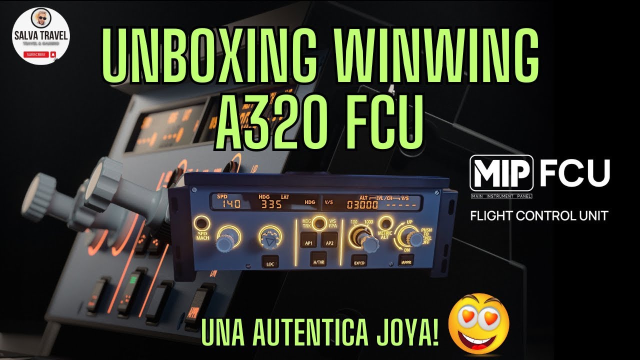 Me he comprado el FCU del A320 de Winwing... Unboxing y Configuración ...