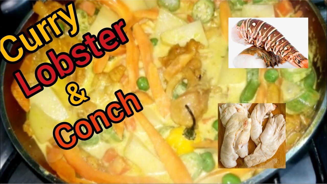 Curry Lobster and Conch | Jamaican Seafood recipe - YouTube