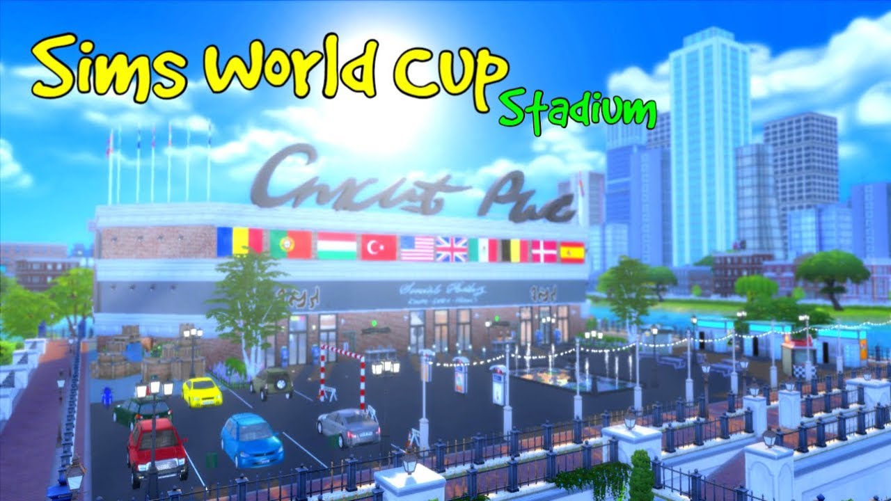 The Sims World Cup // The Sims 4 // Stadium Tour - YouTube