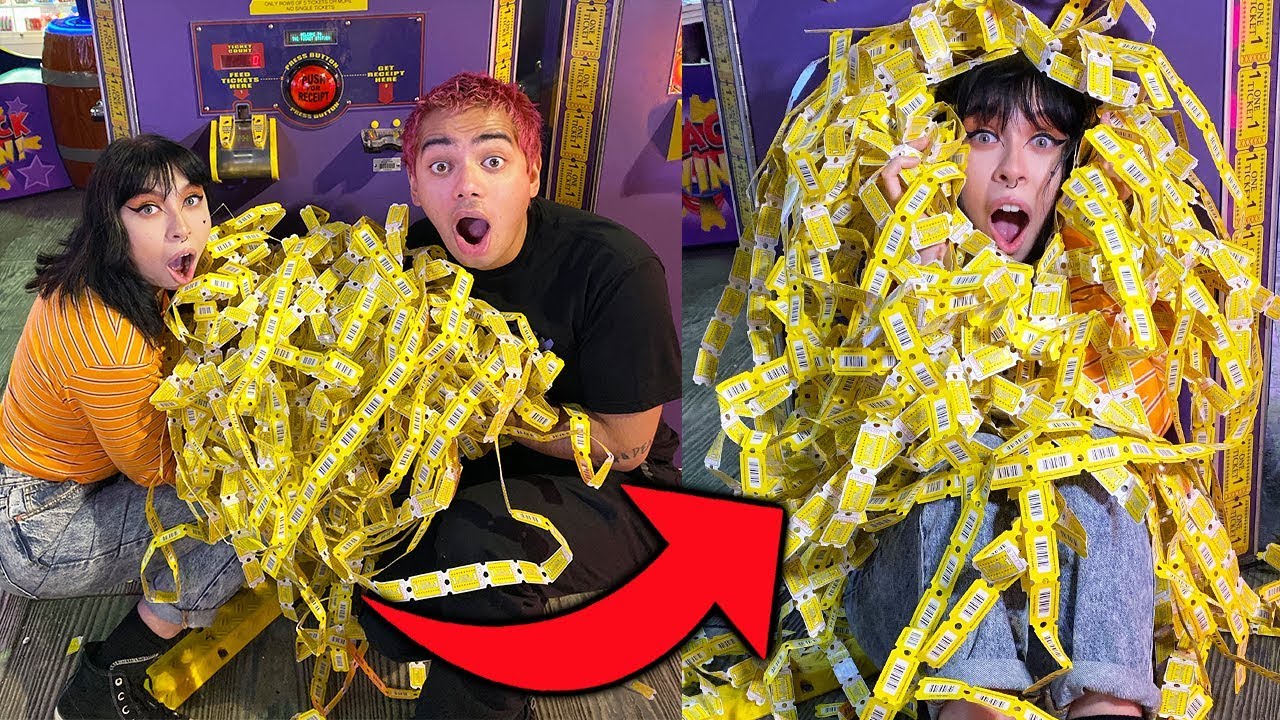 TURN 1 TICKET TO 1,000,000 TICKETS AT ARCADE! - YouTube
