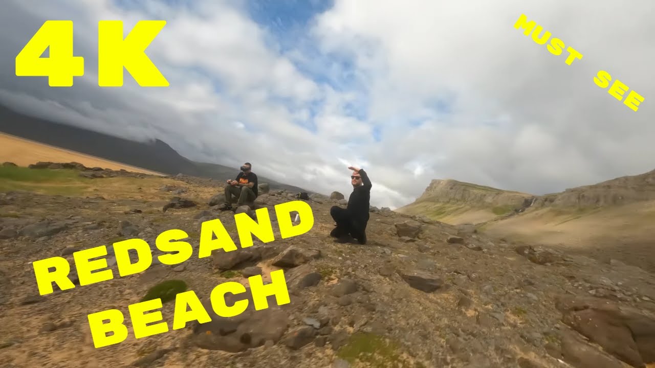RED-SAND BEACH ICELAND (Rauðisandur) Cinematic FPV flying - YouTube