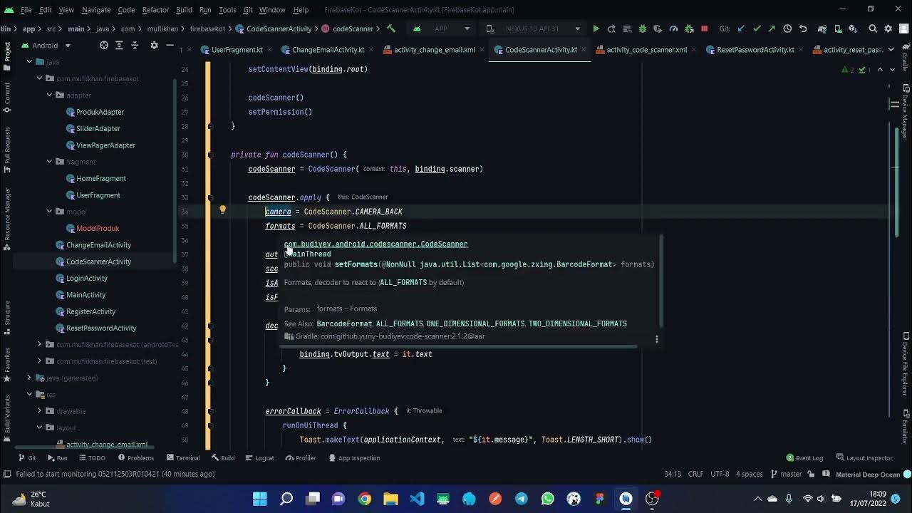 34 Android Kotlin Scan QRCODE - YouTube