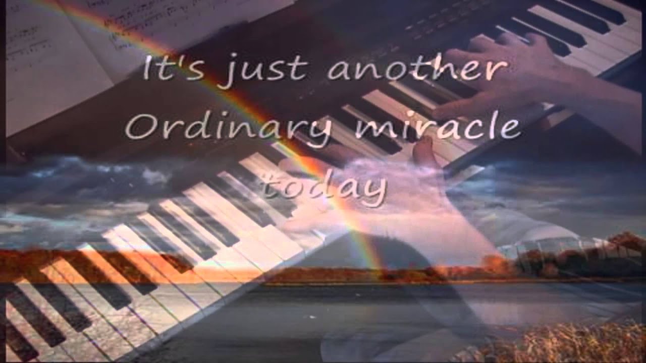 Ordinary Miracle – Sarah McLachlan – Piano - YouTube