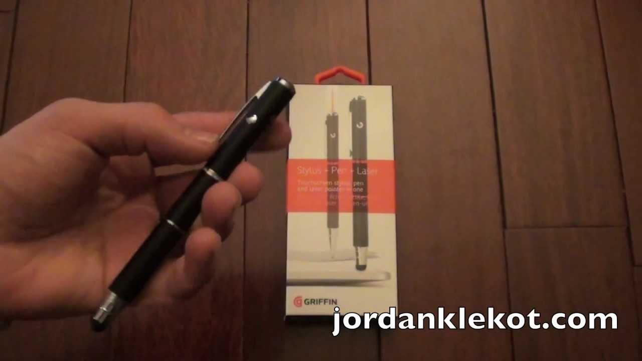 Griffin Stylus + Pen + Laser Review - YouTube