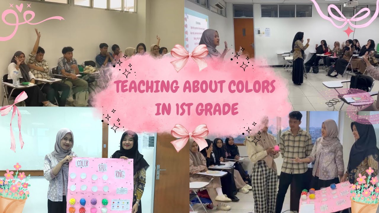 Teaching about colors in 1st grade - YouTube