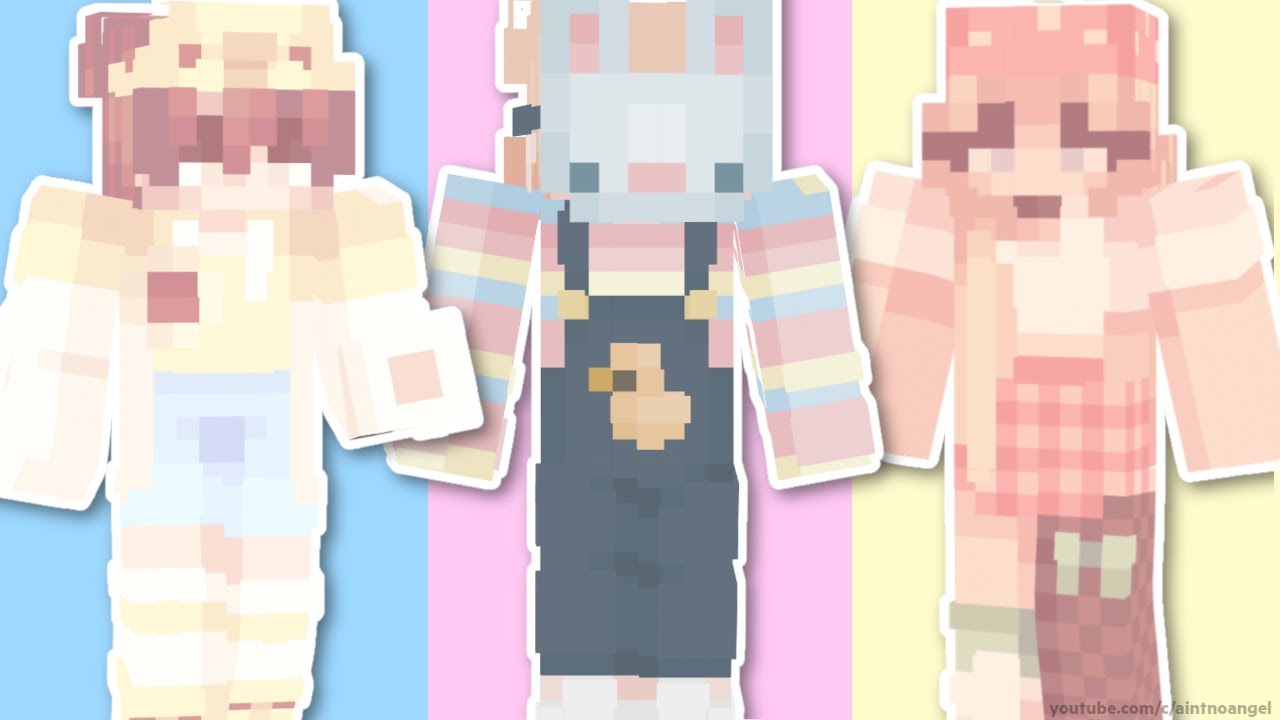 Cute Minecraft Easter Skins for Girls, Boys and Non Binary! 🐥🥚 - YouTube