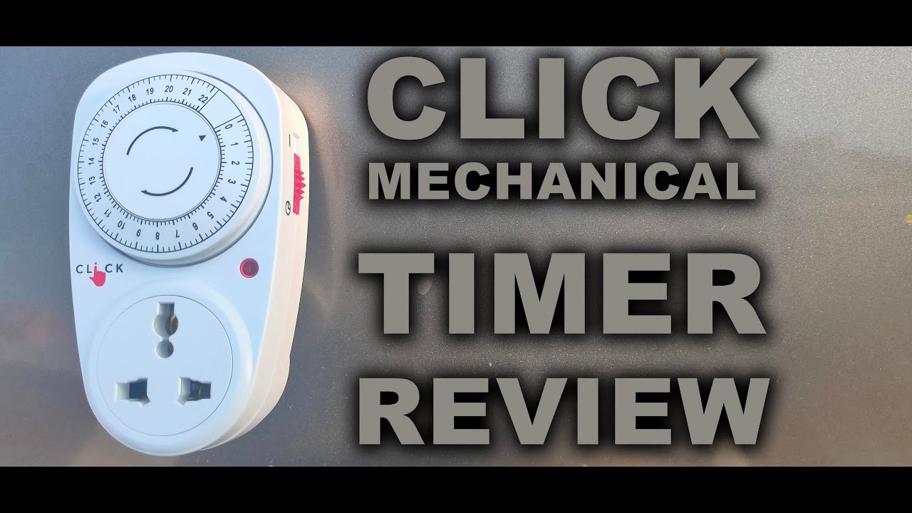 (Timer-1) Click Mechanical Countdown Timer Review - YouTube