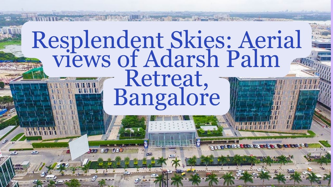 Resplendent Skies: Aerial Odyssey of Bangalore's Luxurious Villa Haven ...