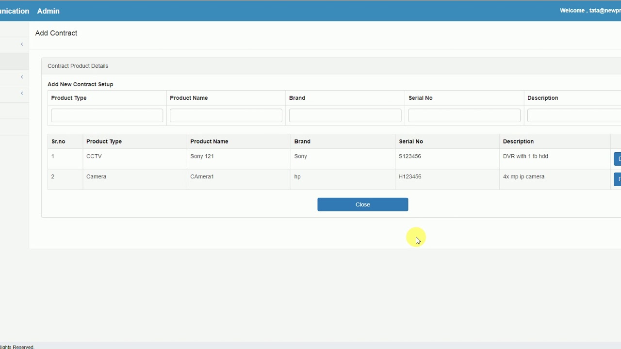 Annual maintenance contract management and services call Software ...