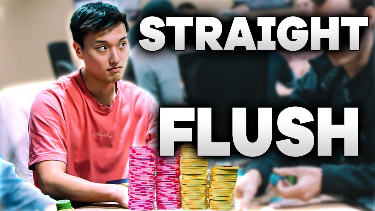 STRAIGHT FLUSH In 3-Way All-In! Hand Of The Year! - YouTube