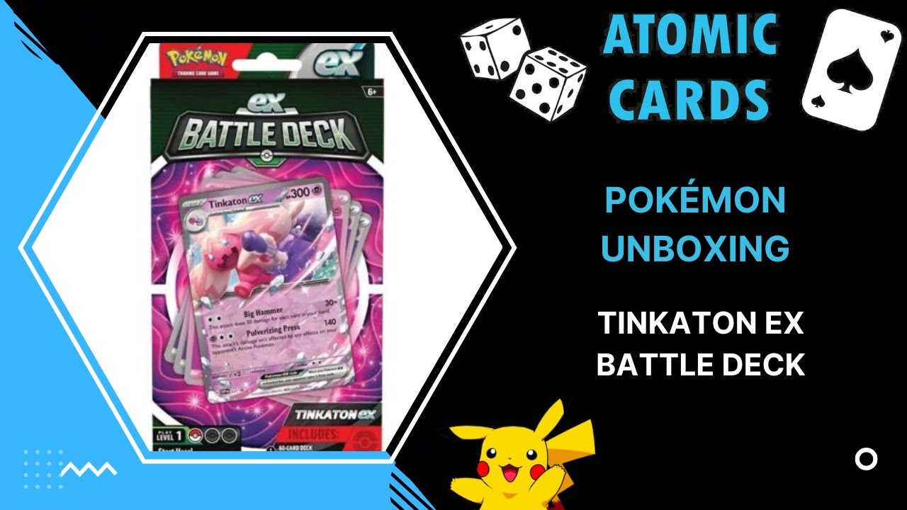 Pokémon Unboxing - Tinkaton ex Battle Deck - YouTube