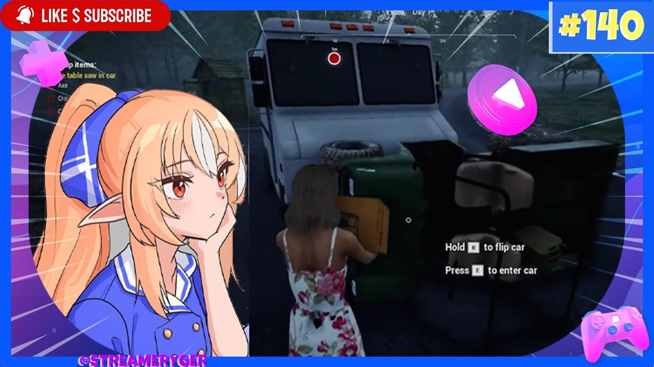 Shiranui Flare lihat Kocaknya Mobil UTV di Ranch《VTuber Hololive Clip ...