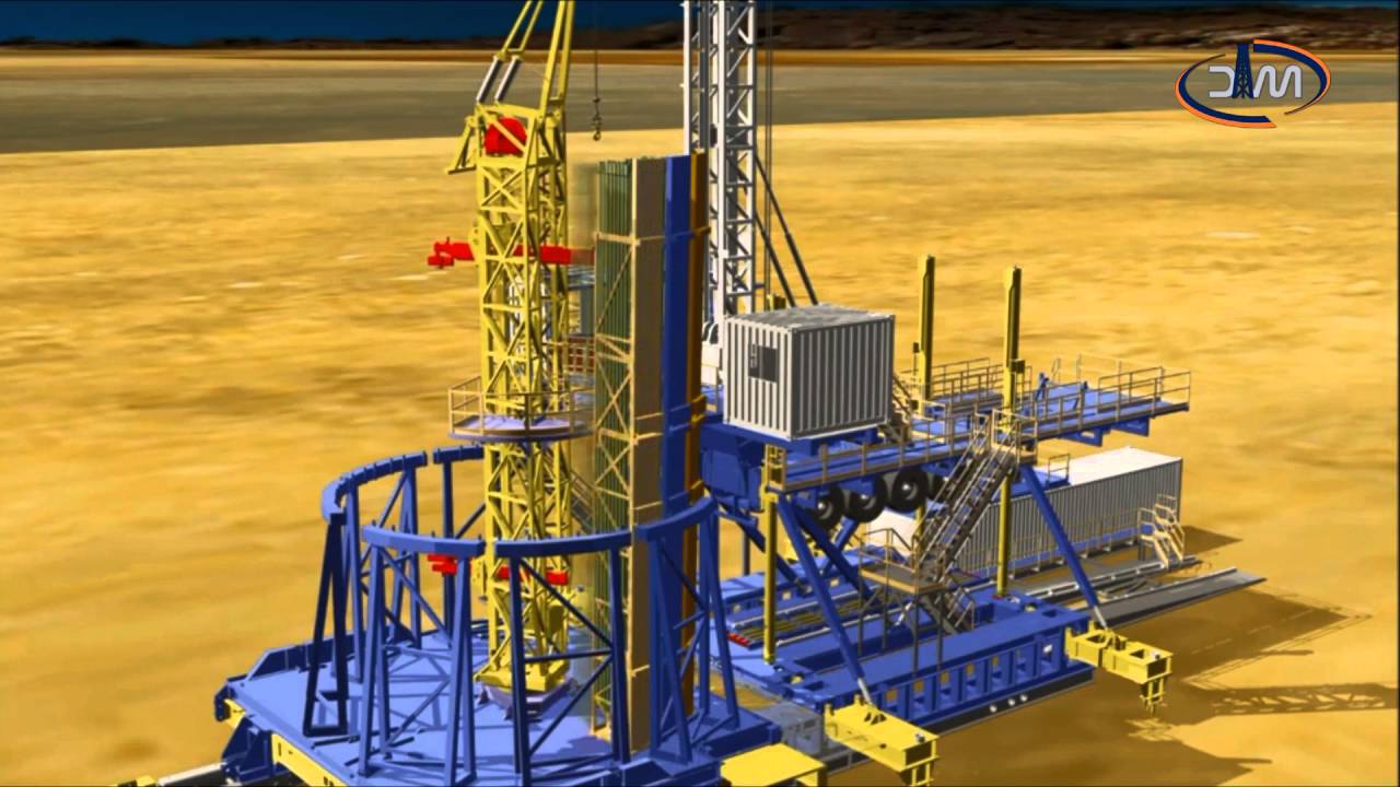 Drillmec Hydraulic Rig Series HH300/350 Rig up (2016) - YouTube