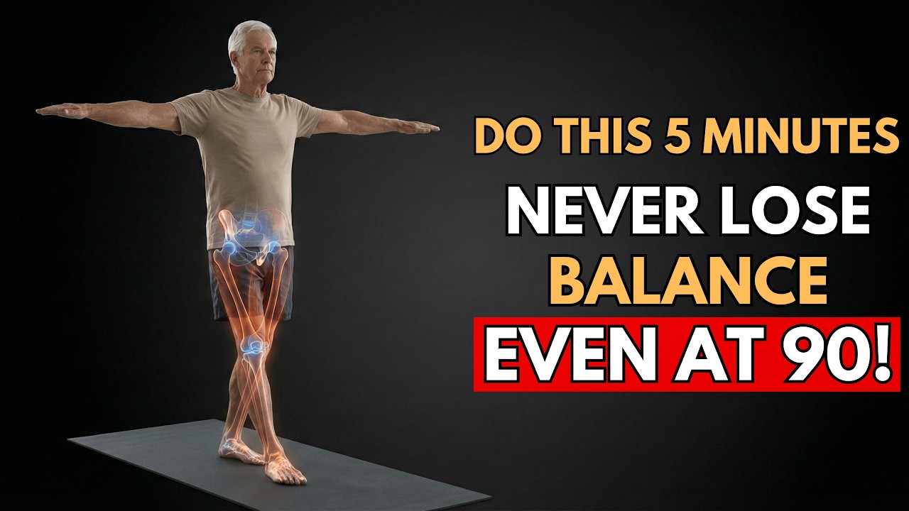 5 Minutes a Day — Never Lose Your Balance, Even in Your 90s | Senior ...