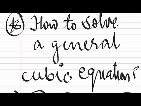 Solution of a cubic equation by cardano method.II #cubicequation # ...