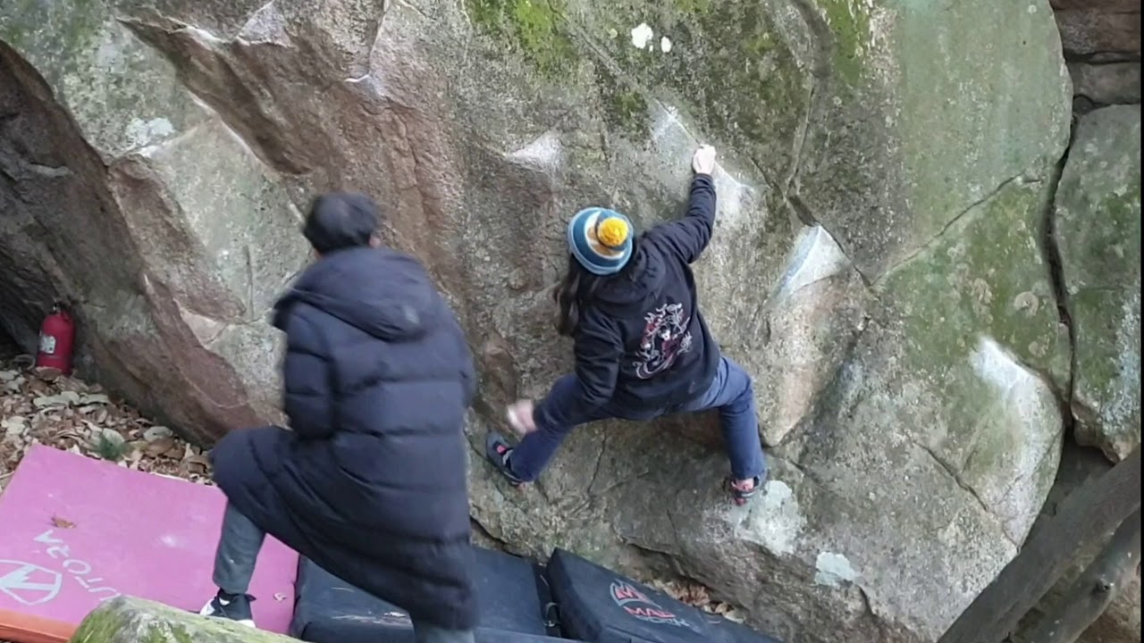 볼더링 여행 - 2일동안의 무등산 (V2-V8 10 Boulder Problem) - YouTube