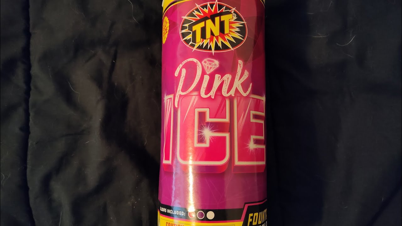 TNT Fireworks - Pink Ice Fountain - YouTube