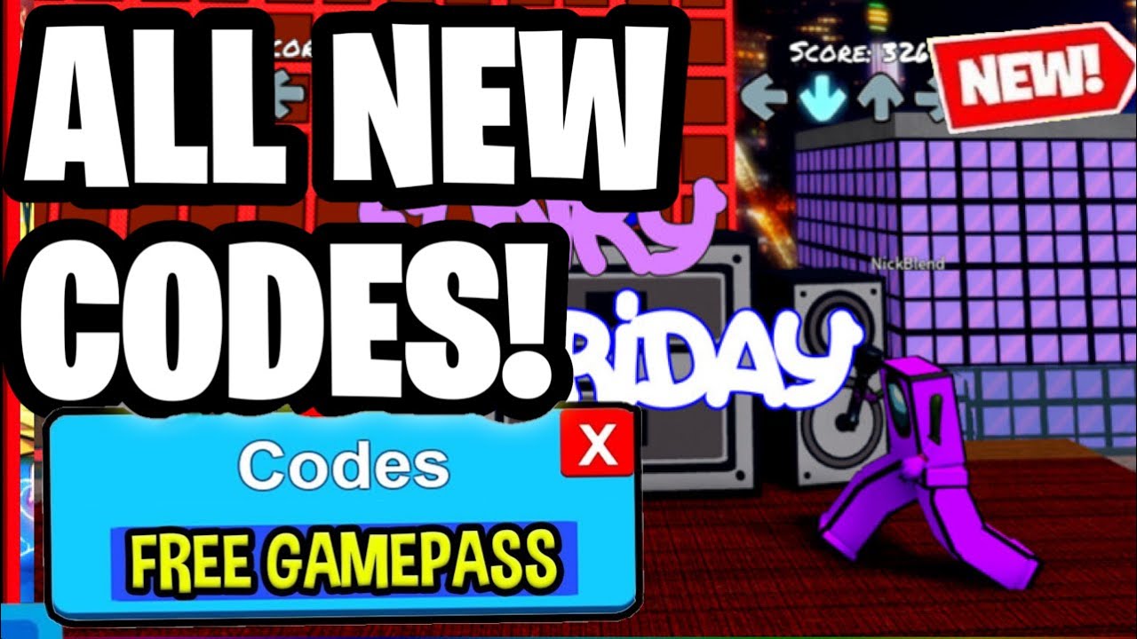 [AGOTI] Funky Friday ALL NEW CODES*UPDATE*CODES AND SONGS - YouTube