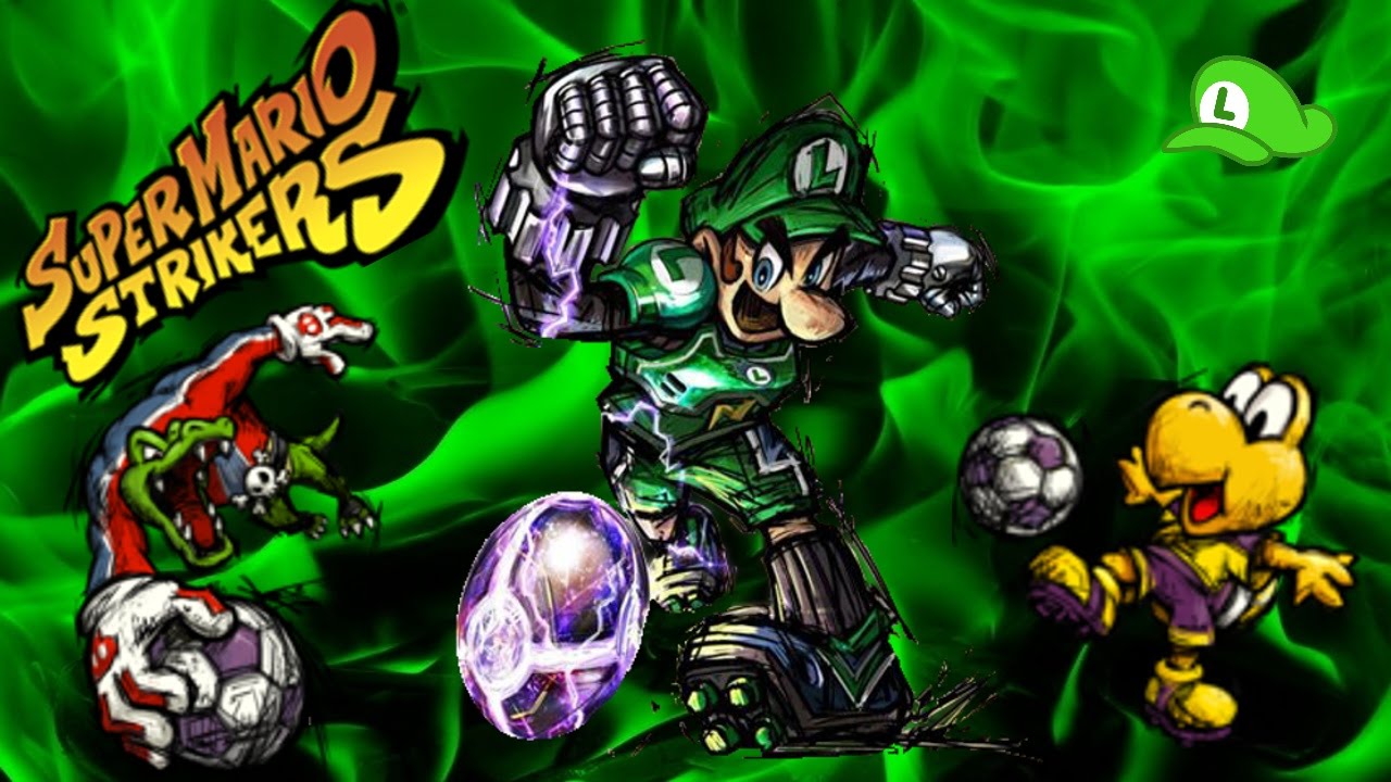 Super Mario Strikers Football - Segundo partido (Luigi vs Wario) - YouTube