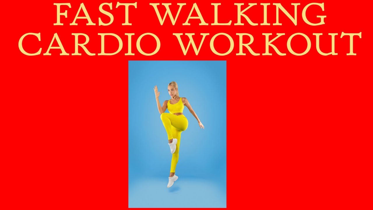 FAST WALKING CARDIO WORKOUT🔥 | INTENSE FULL BODY FAT BURN AT HOME🔥 ...