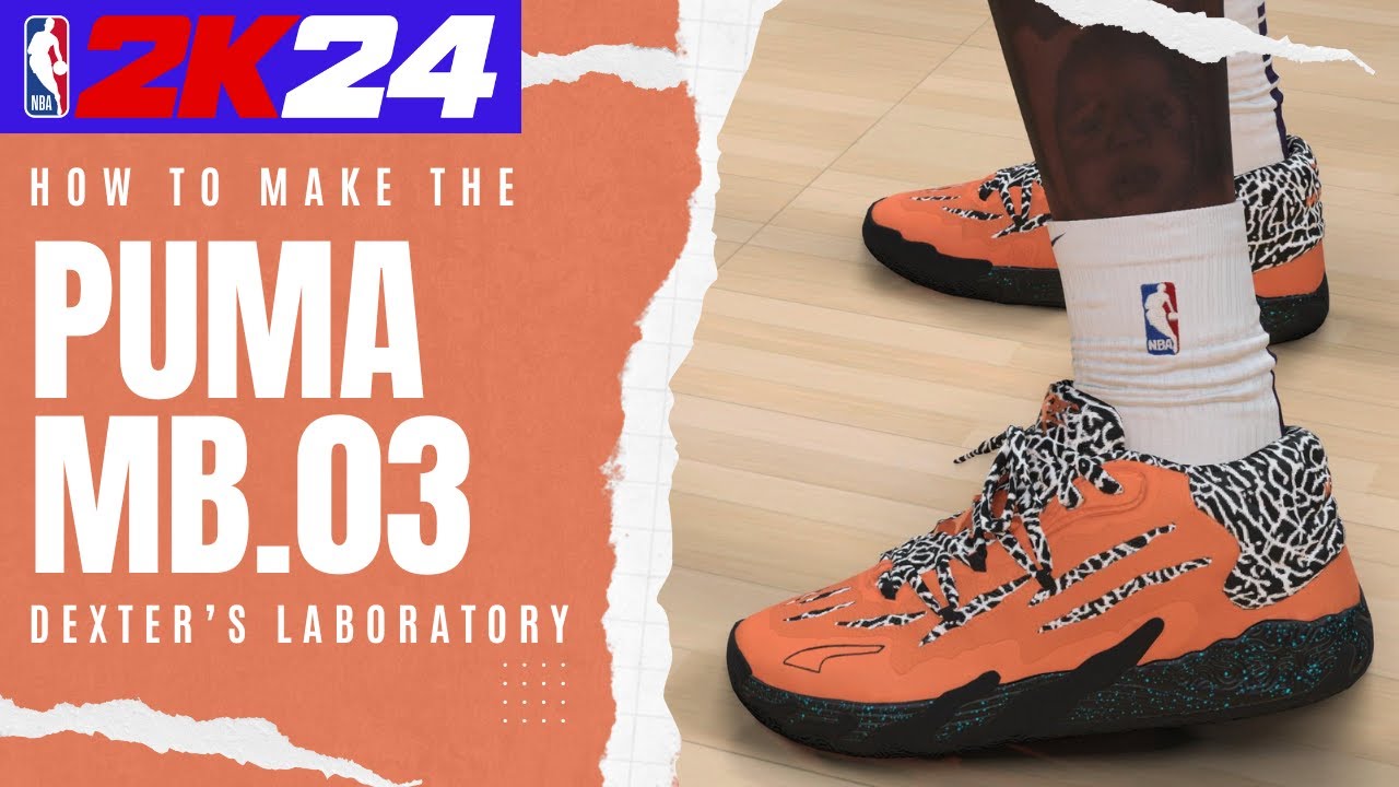 NBA 2K24 Custom Shoe Creator: How to Make Puma MB.03 Dexter’s ...