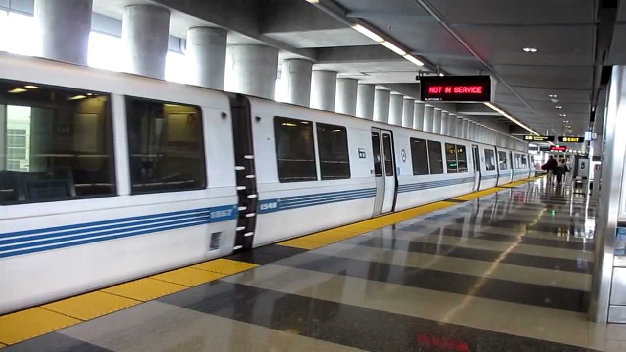 BART SFO San Francisco International Airport California Bay Area Rapid ...
