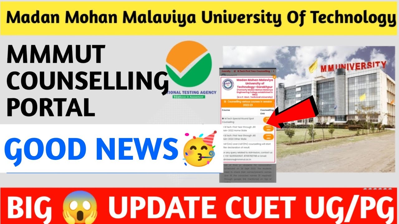 MMMUT CUET 2022-Madan Mohan Malviya University | mmmut counselling 2022 ...