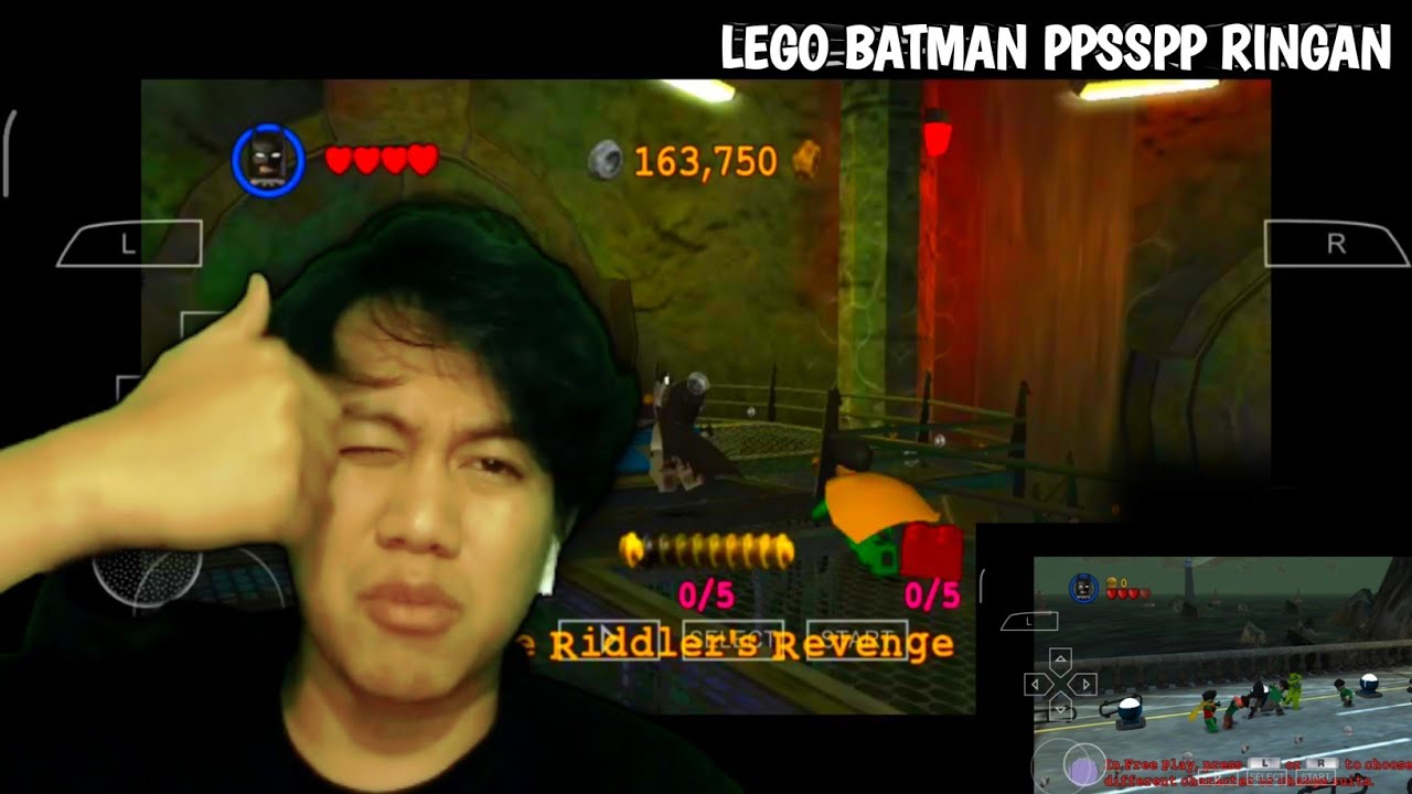 LEGO BATMAN PPSSPP RINGAN AUTO WORK!! | GRAFIK HD FULL STORY !! OFFLINE ...