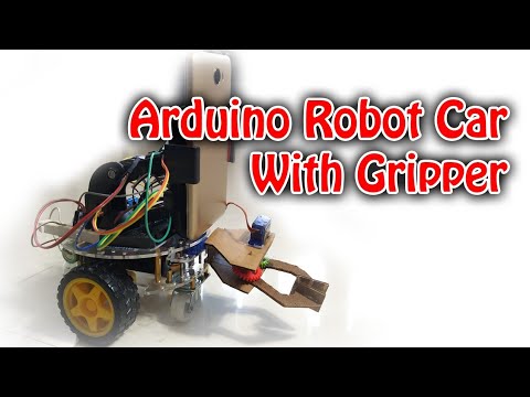 Arduino Bluetooth Car with Gripper - YouTube